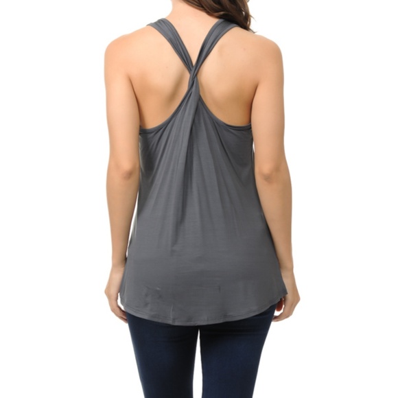 Magic Fit | Tops | Back Twist Tank Top | Poshmark